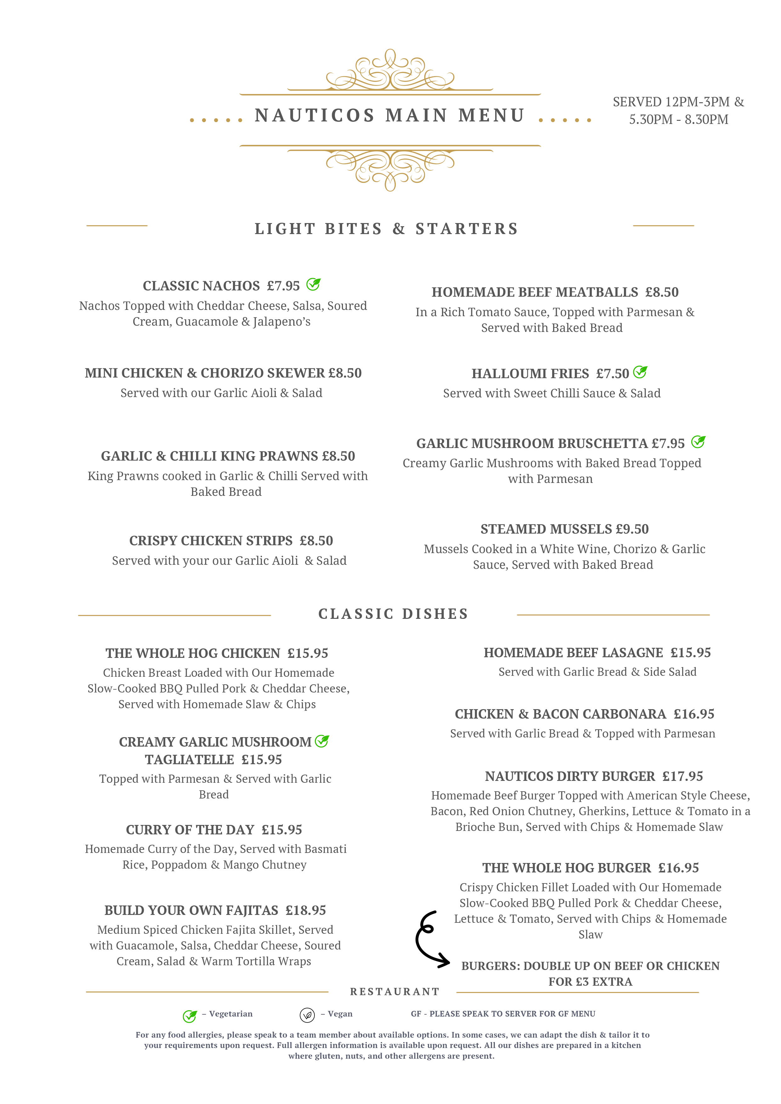 Home | Nautico's Restaurant